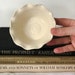 Wheel Thrown White Ceramic Pottery Ring Dish, Small Bowl, Wavy Trinket ...