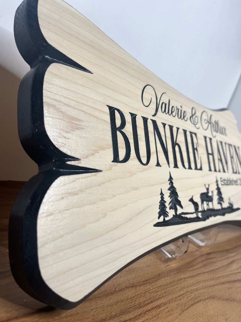 Custom Outdoor Welcome Sign | Engraved Wood Sign | Eastern White Cedar ...