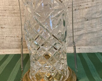 Waterford Crystal Hurricane Lamp - Etsy