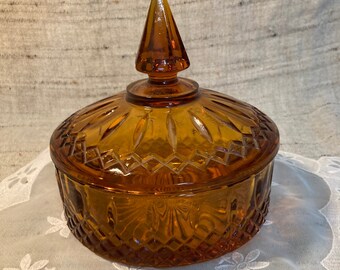 Amber Candy Dish - Etsy