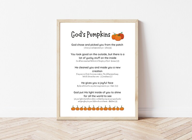 Pumpkin Gospel | Christian Halloween | Gods Pumpkins | Holy Halloween ...
