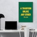 Masters Wall Decor Golf Print A Tradition Unlike Any Other - Etsy