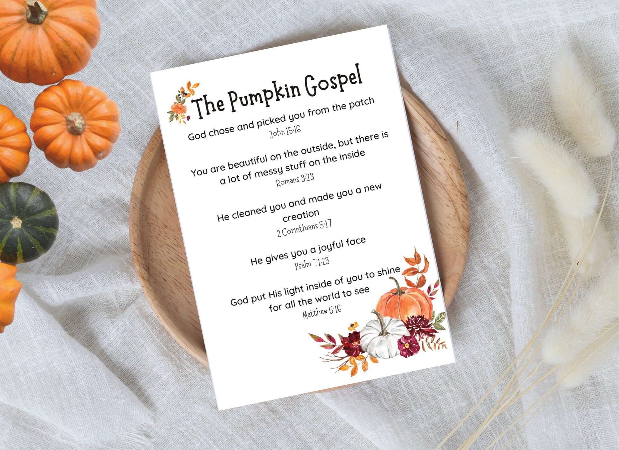 The Pumpkin Gospel Christian Halloween Holy Halloween Pumpkin Carving ...