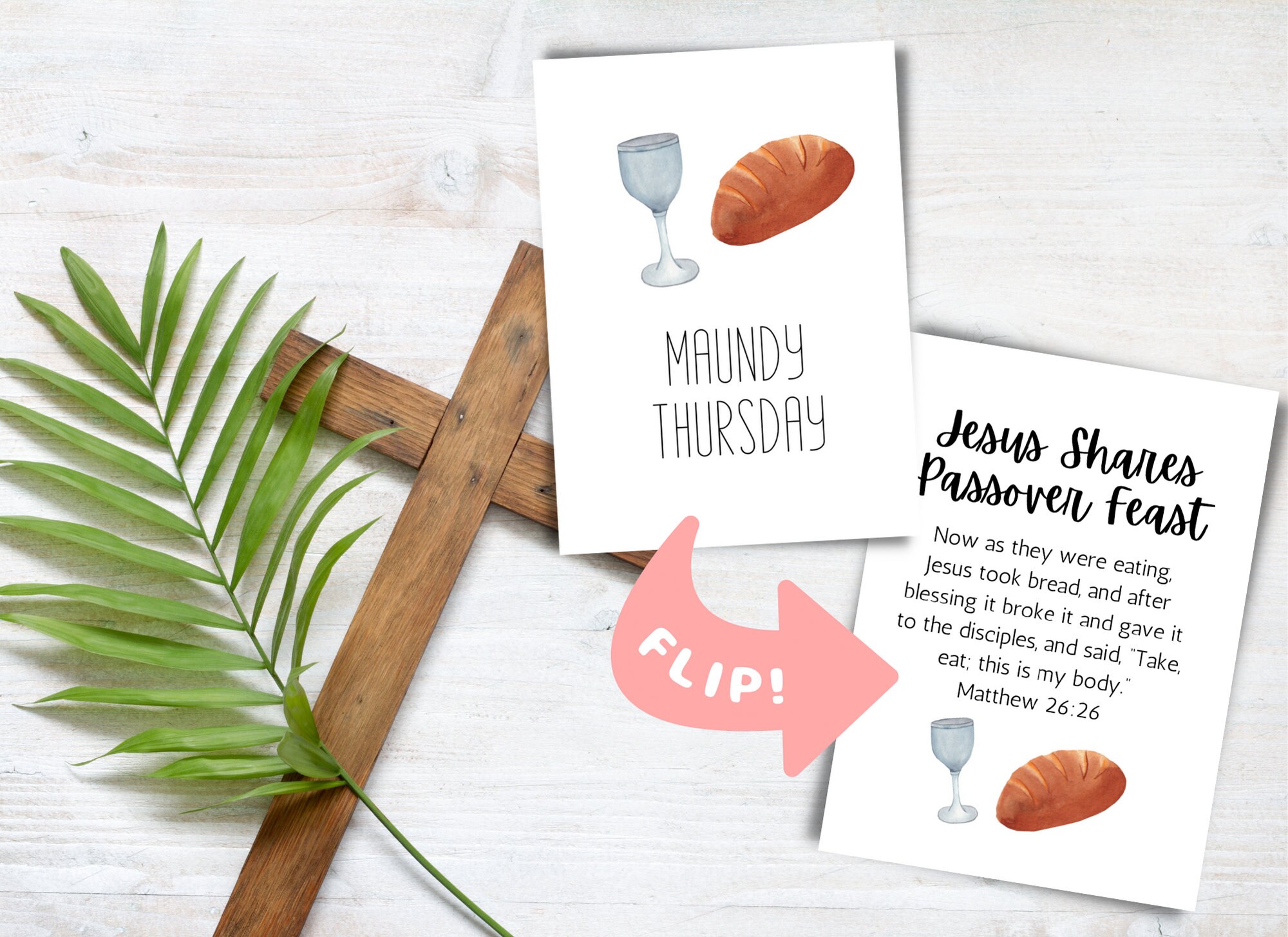 Easter Story Cards Holy Week Cards Easter Countdown - Etsy