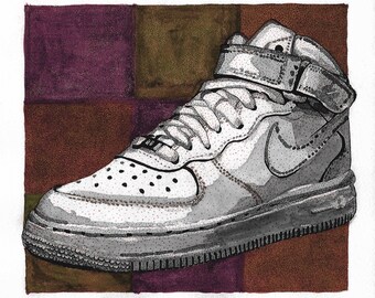 Nike Air Force 1 Poster - Etsy UK