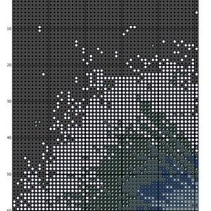 Solar Eclipse Cross Stitch Pattern, Cosmic Embroidery Design, Celestial ...