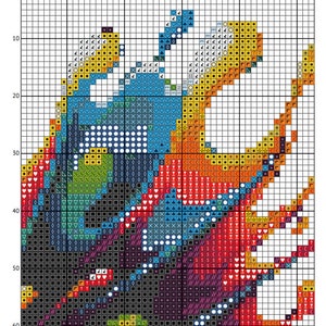 Electric Anglerfish Cross Stitch Pattern, Luminous Deep Sea Fish Design ...