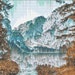 Embroidery Pattern - Abstract Nature - Mountain View, Cross Stitch PDF ...