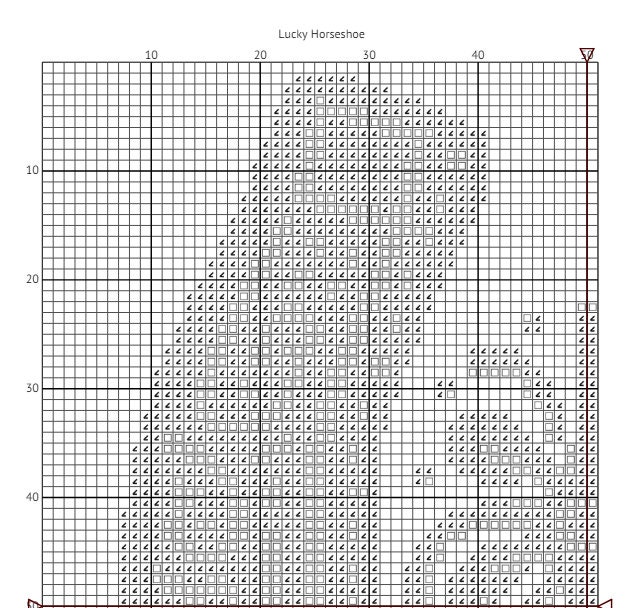 Rustic Horseshoe Cross Stitch Pattern | Vintage-look Needlework Design ...