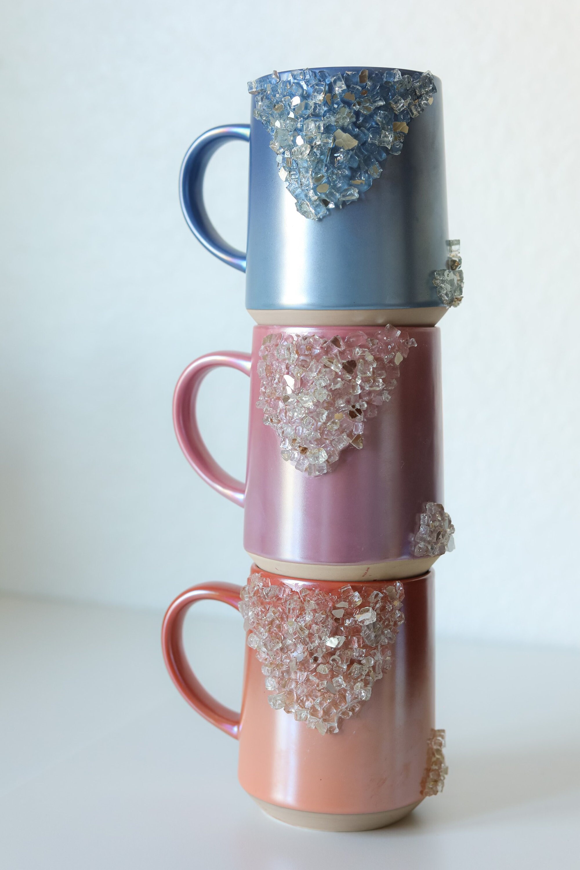 Geode Mug Ombré Cup Crystal Mug Coffee Mug - Etsy