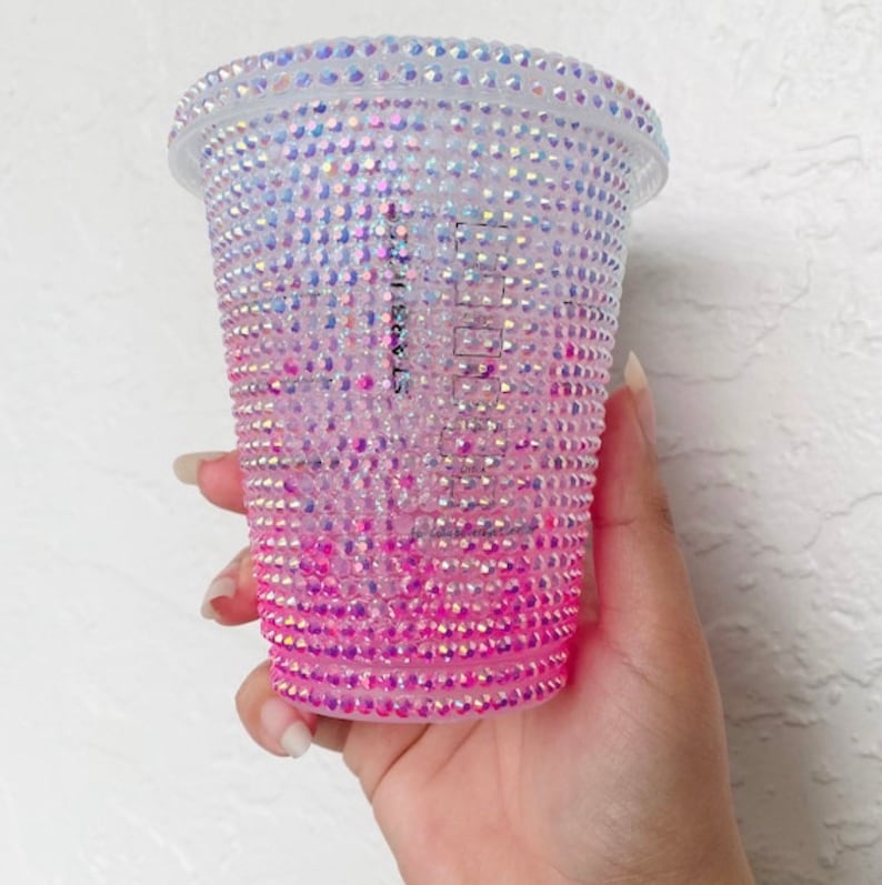 Starbucks Ombré Bling Cold Cup - Bedazzled - Sparkly - Venti - Coffee ...