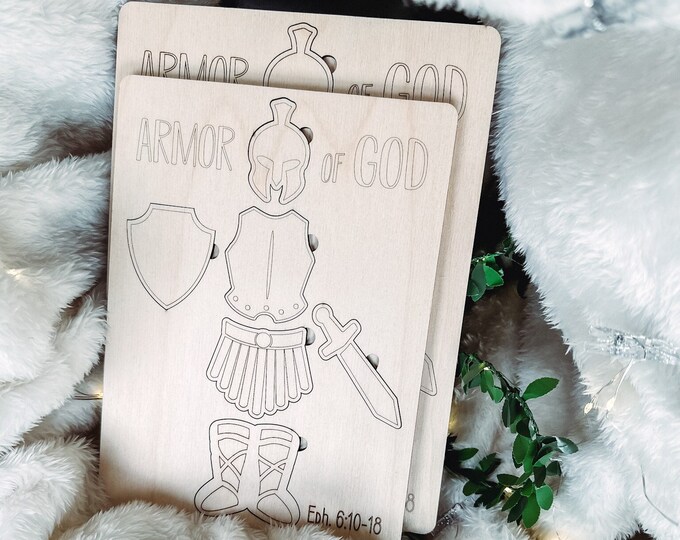 Full Armor of God, Ephesians 6, Christian Puzzle, Spiritual Puzzle ...
