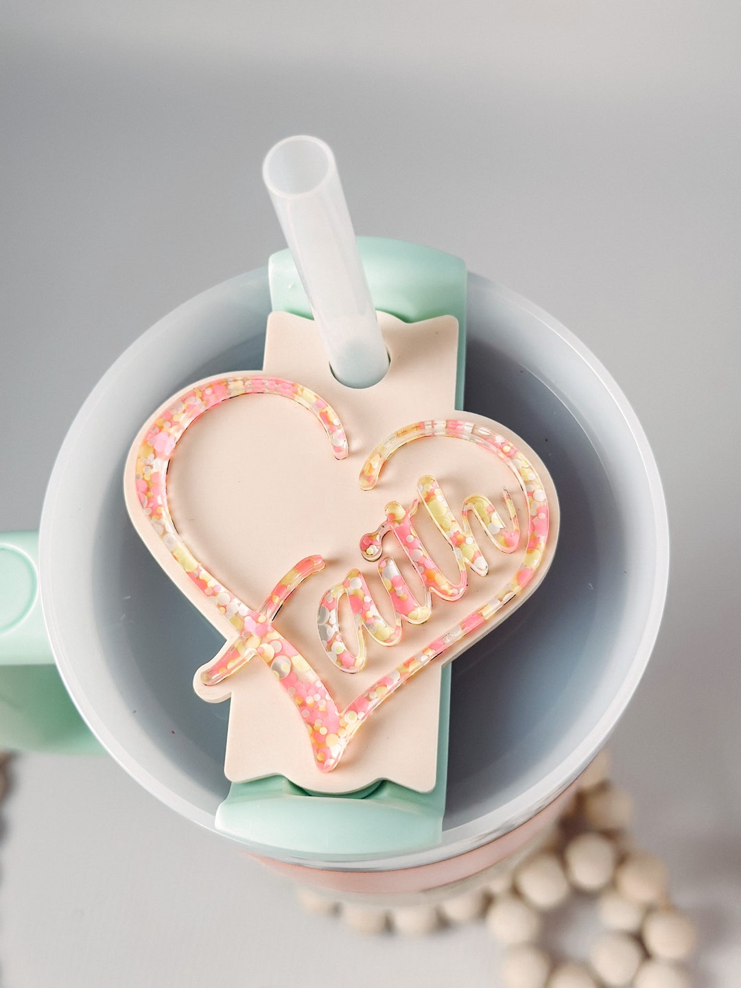 Faith Tumbler Name Tag Faith Stanley Topper Accessories Custom Name ...