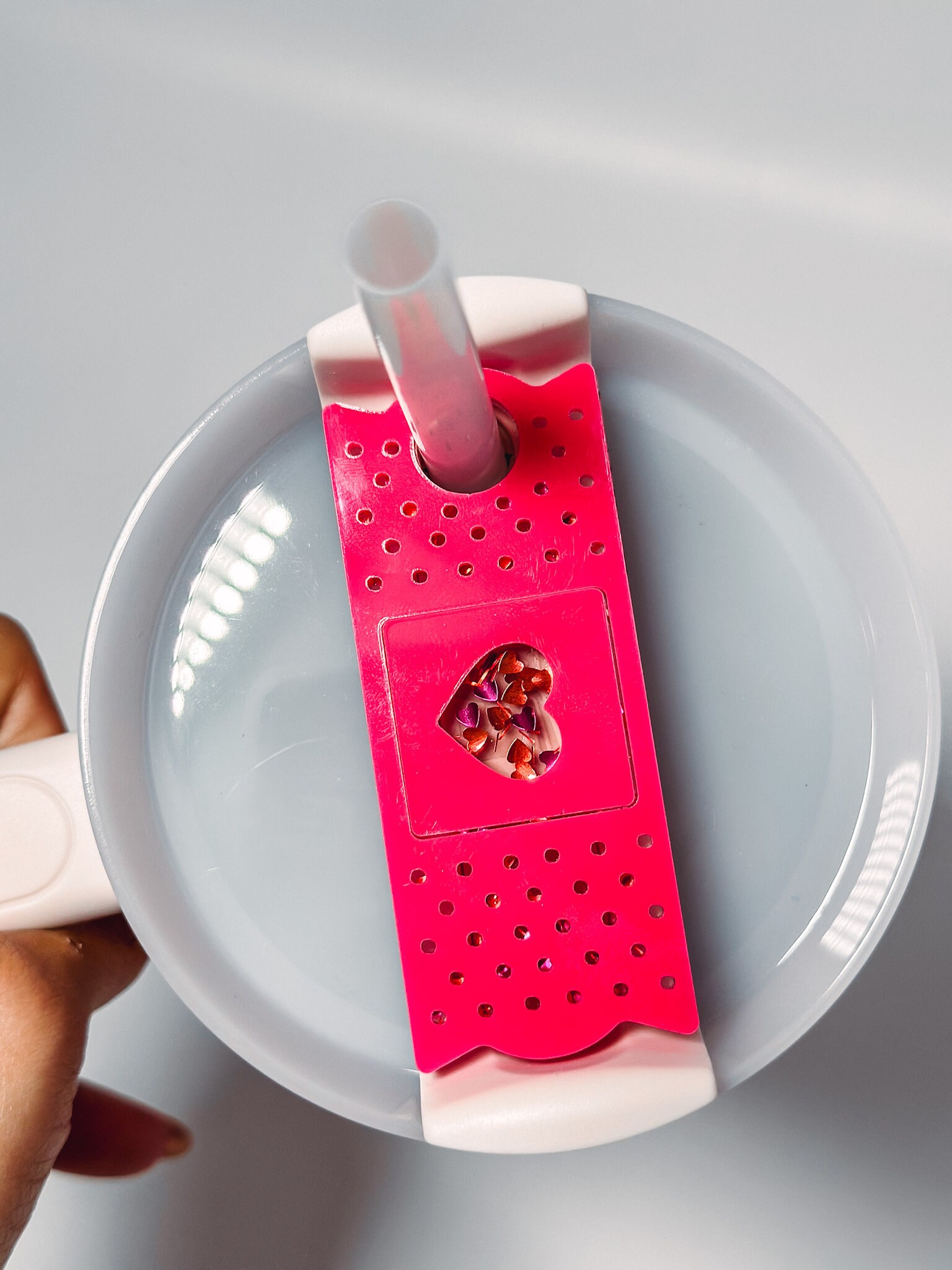 Bandaid Heart Stanley Tumbler Topper 30oz 40oz Personalized Quencher H2 ...