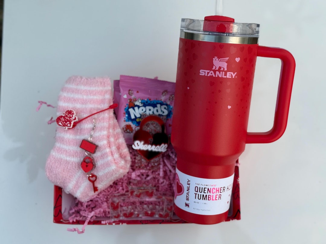 Stanley Sweet Hearts RED Blank or Personalized Stanley Tumbler Set 30 ...