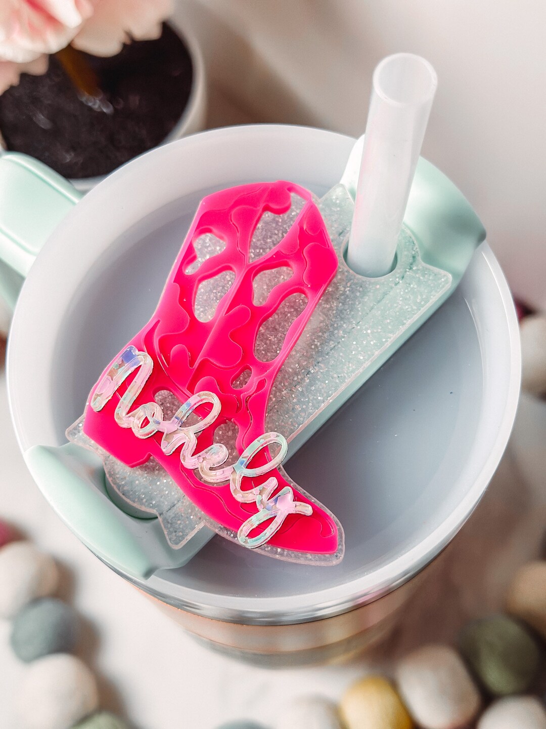 Cowboy Boots Tumbler Tag Western Tumbler Tag Tumbler Name Plate ...