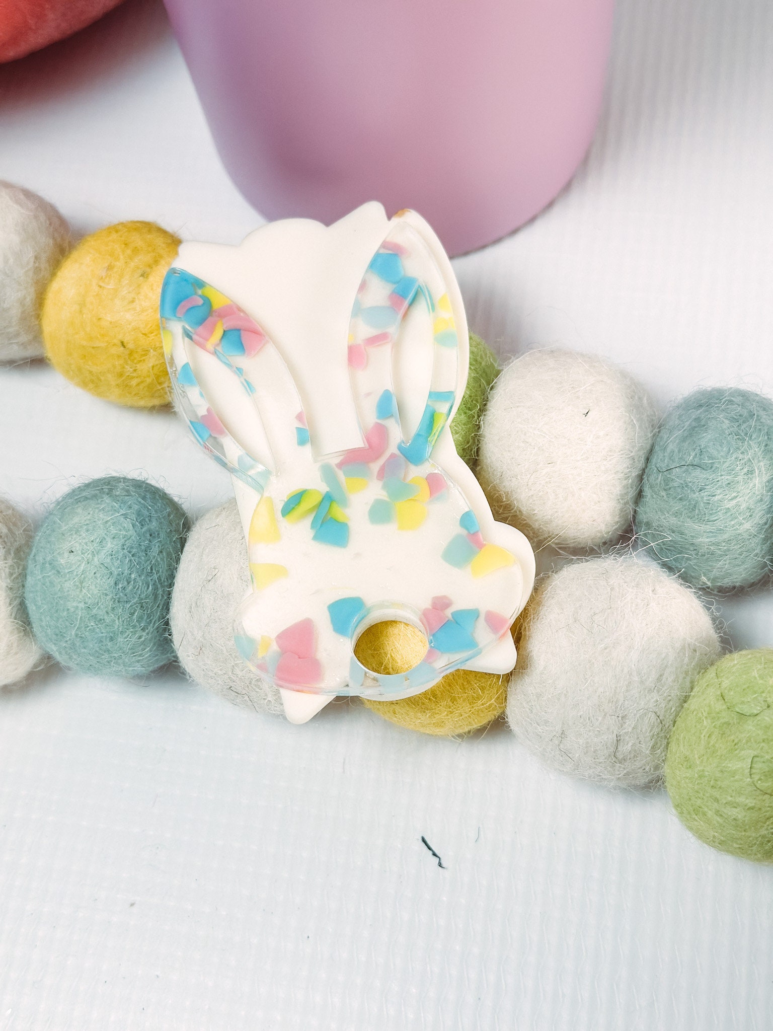 Personalized Bunny Head Stanley Topper 30oz or 40oz H2.0 Easter Topper ...