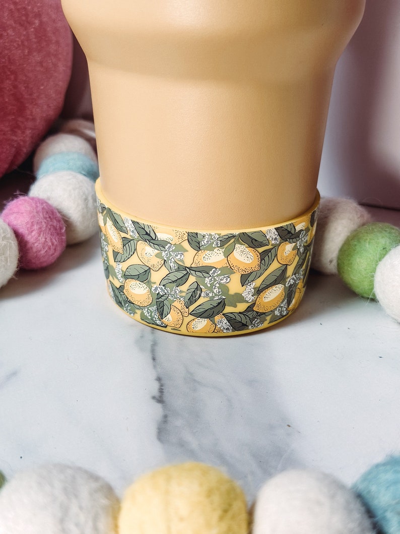 Silicone Tumbler Boot Silicone Boot Lemon Silicone Boot Yellow Tumbler ...