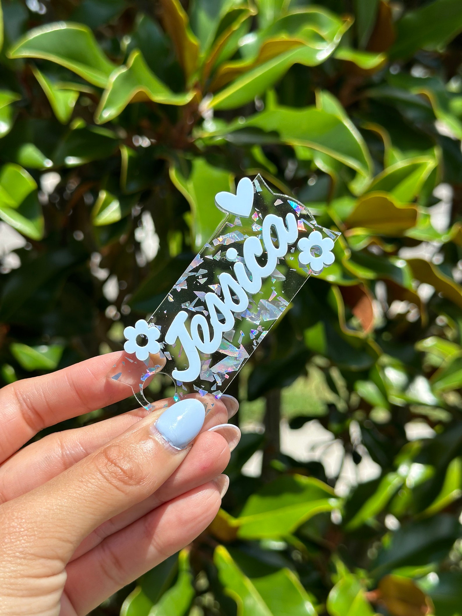 Daisy Name Tag Retro Flower Topper Name Plate Personalization Tumbler ...