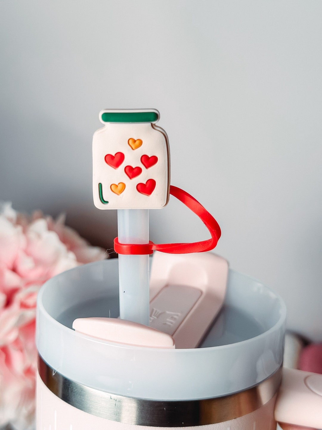 Mental Health Tumbler Straw Covers Personalized Fill Your Cup Straw ...
