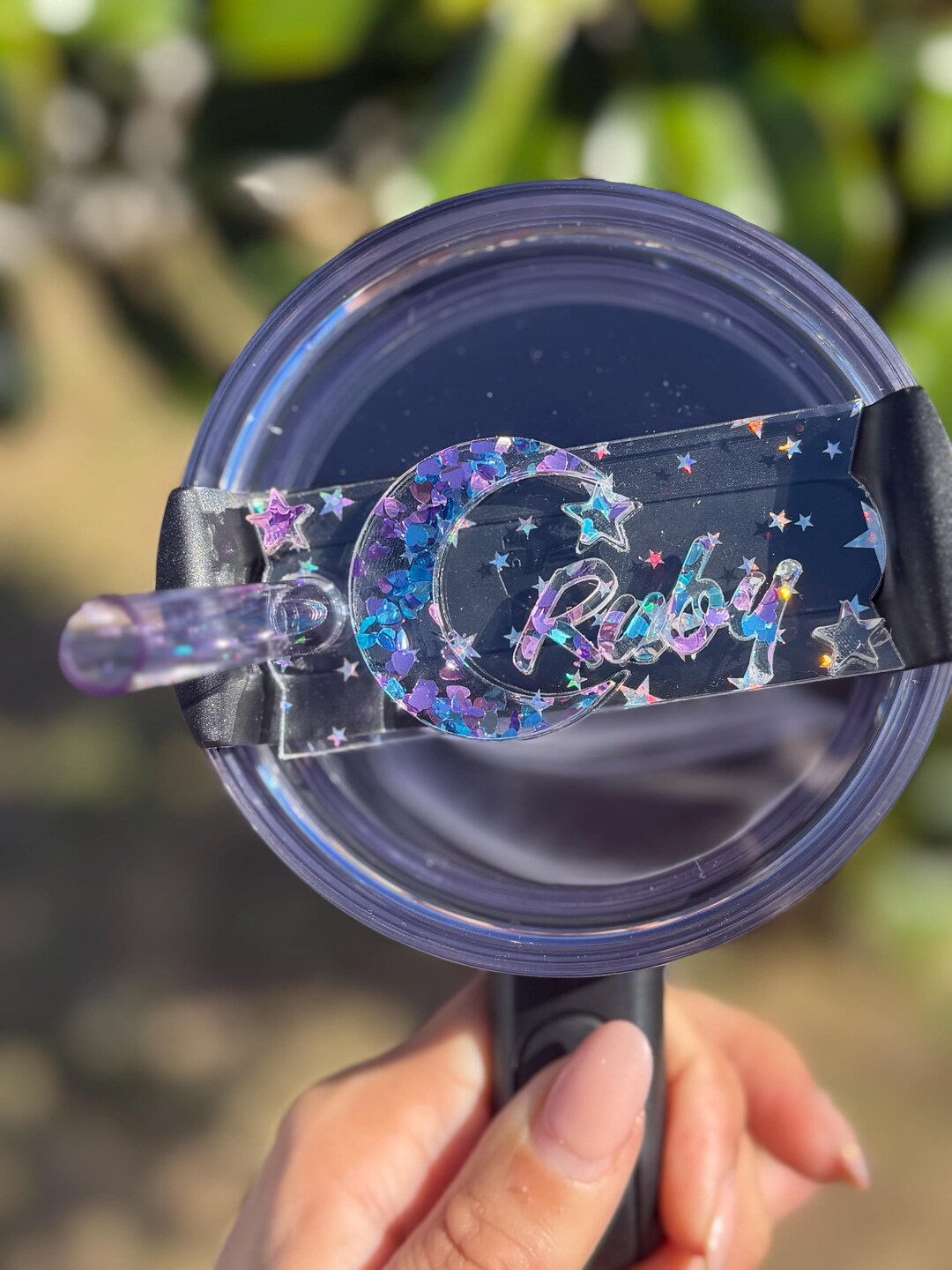 Moon Name Plate Personalized Tumbler Plate Tumbler Name Tag Accessories ...