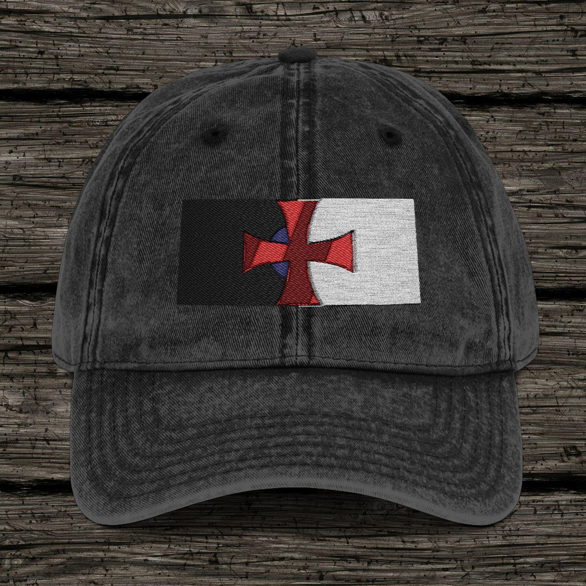 KNIGHTS TEMPLAR Embroidered Cap Medieval Templar Accessories Crusader ...