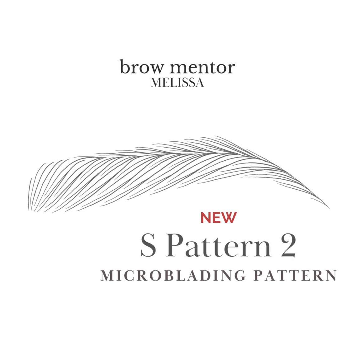 Microblading Patterns Step-by-step Microblading Stroke Pattern Template ...