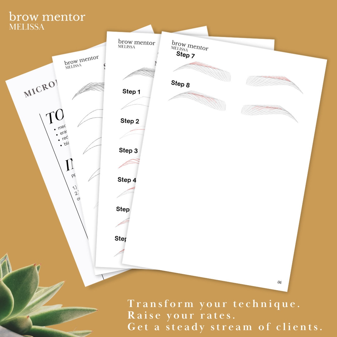 S Pattern 2 Step By Step Microblading Pattern Microblading Stroke