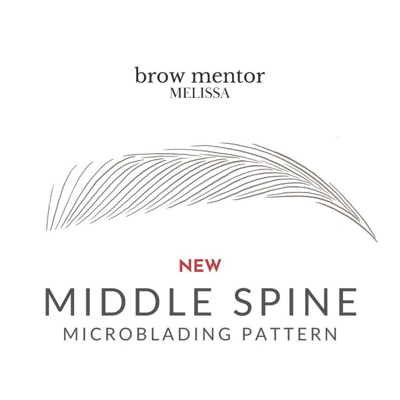 Simple Brow Microblading Pattern Step-by-step, Basic Microblading ...