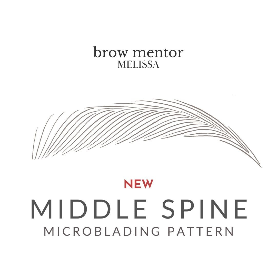 Best Microblading Pattern Step-by-step for Aged Microblading Spines ...