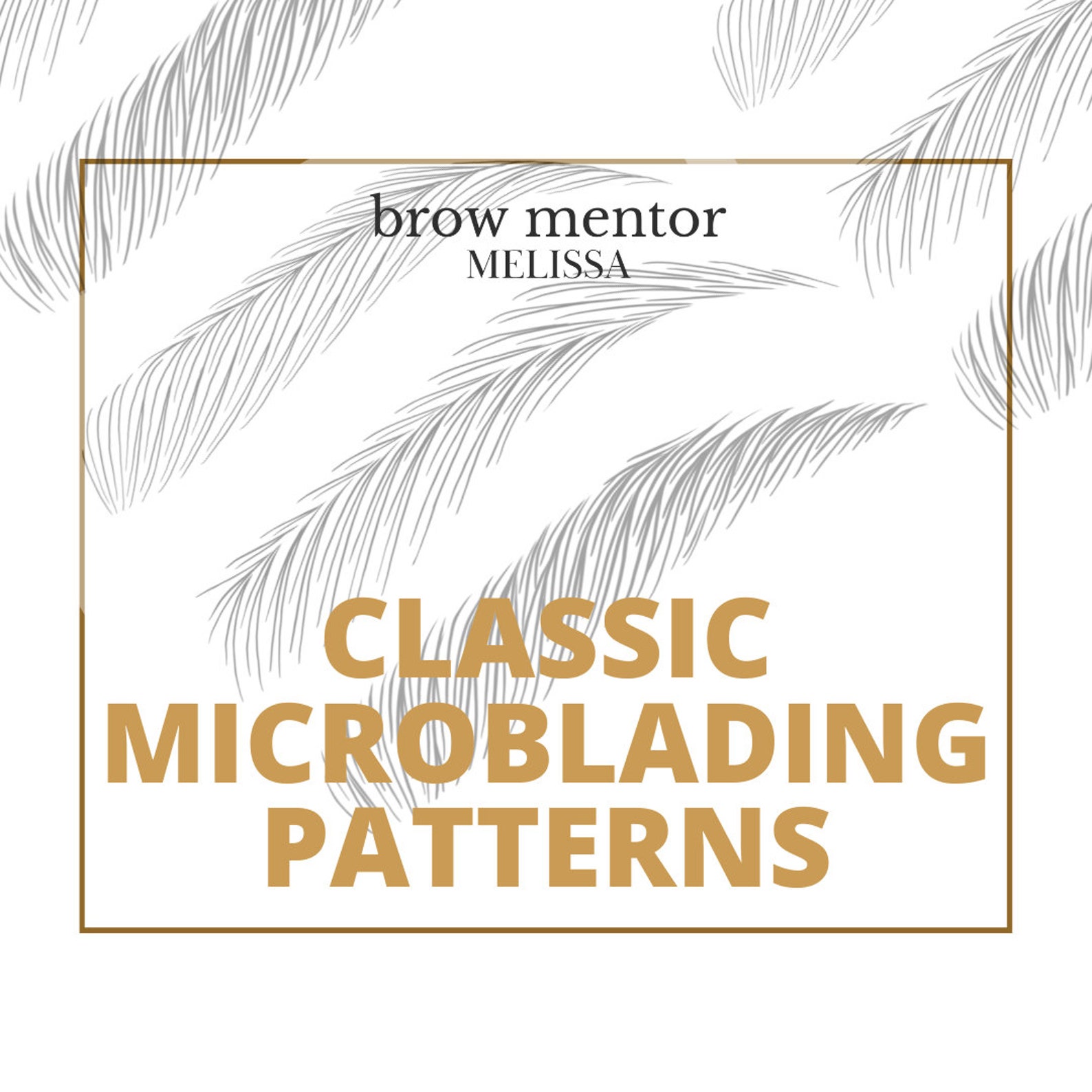 Microblading Patterns Step-by-step Microblading Stroke - Etsy UK