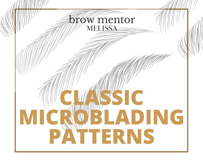 Basic Microblading Pattern, Microblading PDF, Microblading Digital ...
