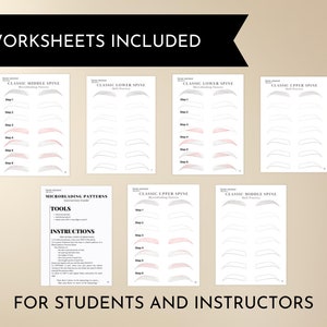 Simple Brow Microblading Pattern Step-by-step, Basic Microblading ...