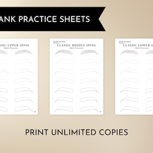 Simple Brow Microblading Pattern Step-by-step, Basic Microblading ...