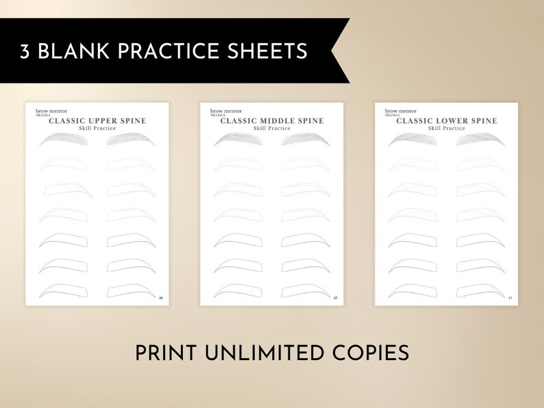 Simple Brow Microblading Pattern Step-by-step, Basic Microblading ...
