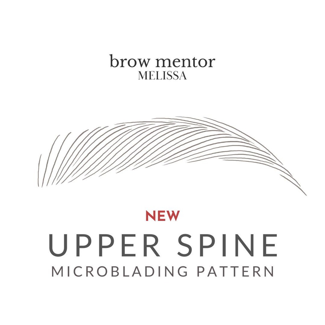 Simple Brow Microblading Pattern Step-by-step, Basic Microblading ...