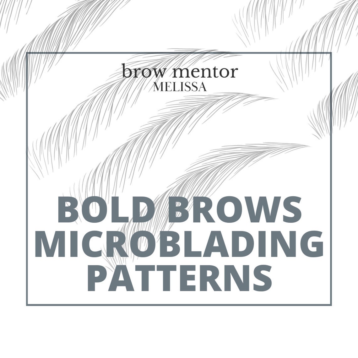 Bold Brows Microblading Patterns Step-by-step Microblading - Etsy