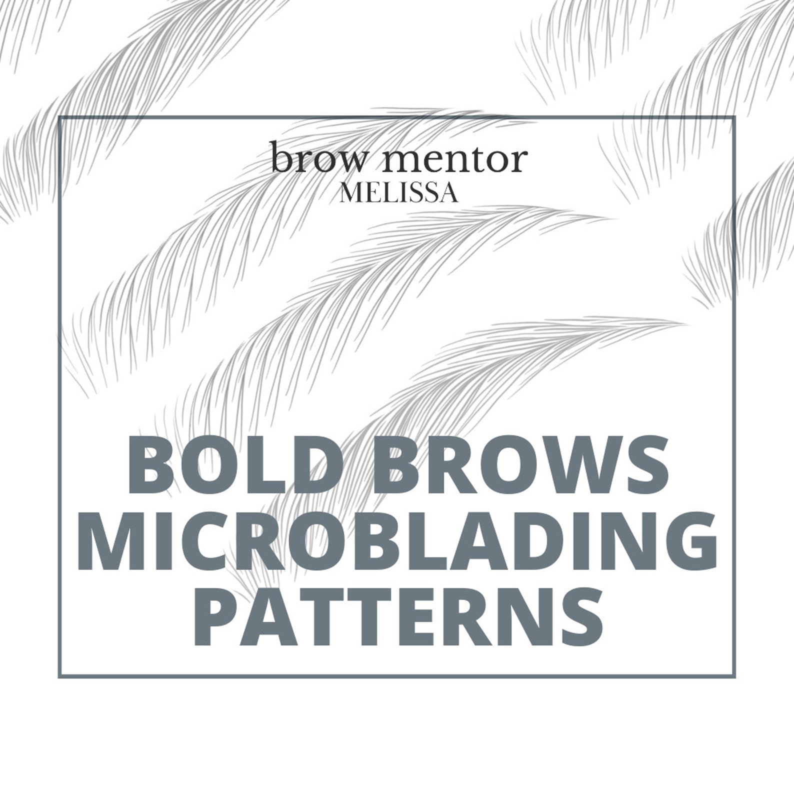 Bold Brows Microblading Patterns Step-by-step Microblading - Etsy