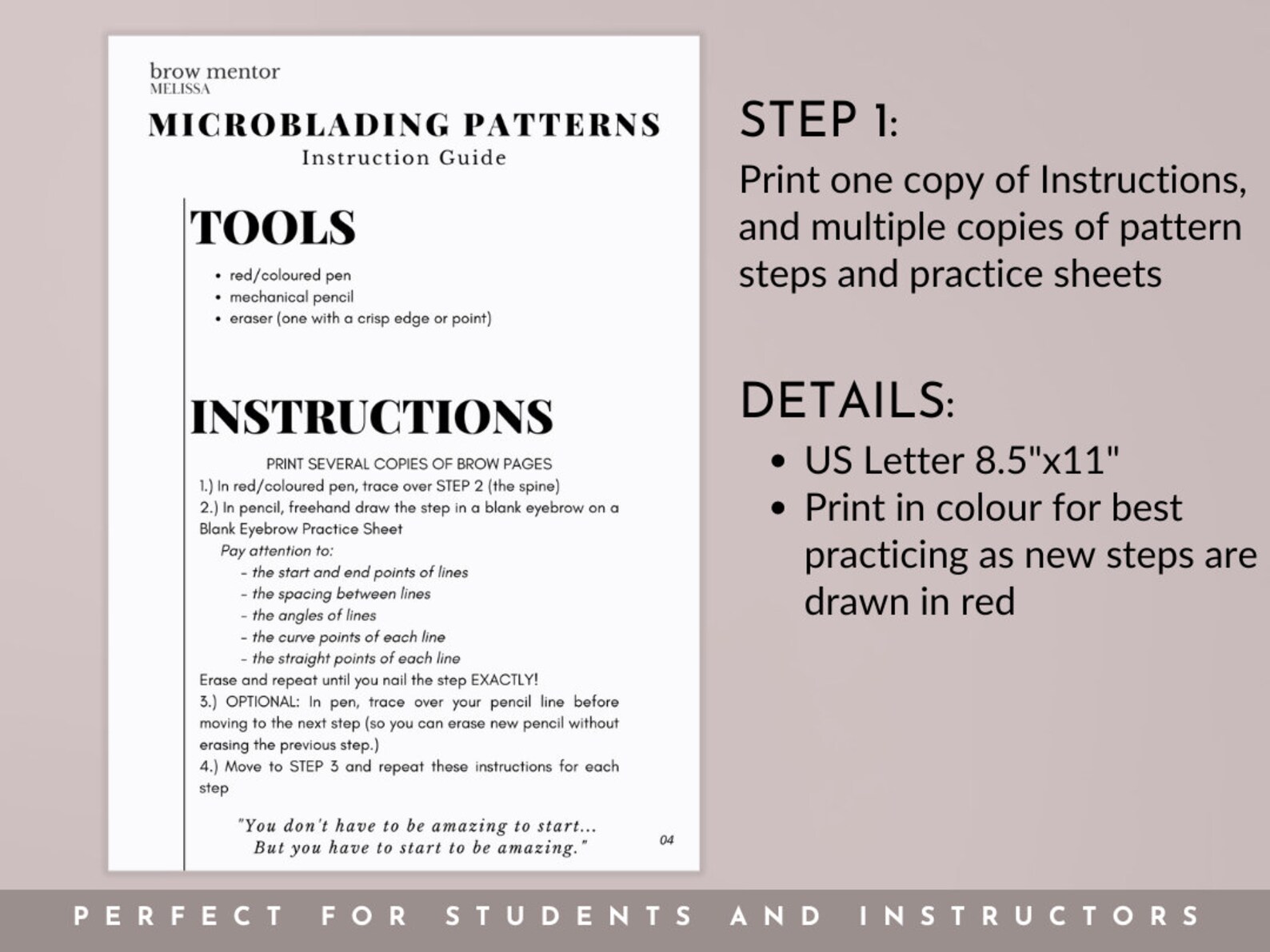 Bold Brows 3 Step-by-step Microblading Pattern Microblading Stroke ...