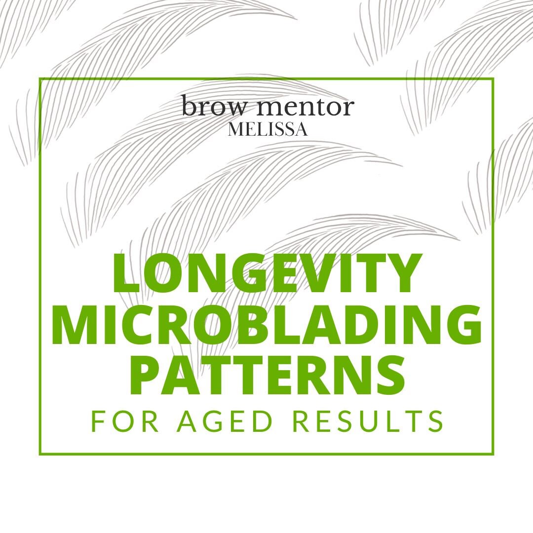 Best Microblading Pattern Step-by-step for Aged Microblading Spines ...