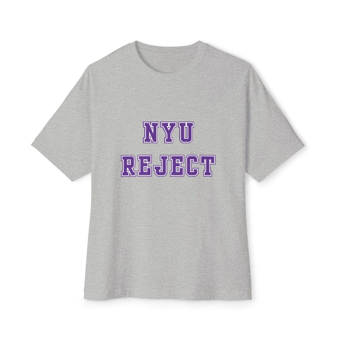 NYU Reject - the Basic Tee - Etsy