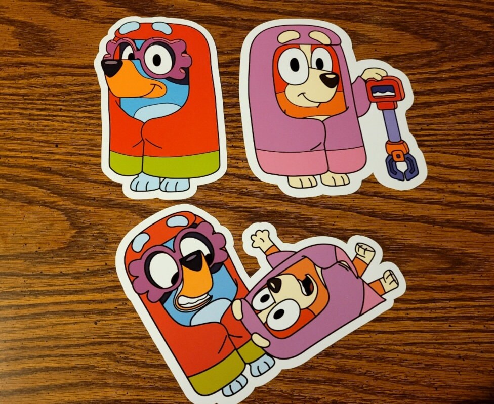 Bluey Grannies Wall Decals - Etsy