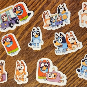 Bluey Stickers - Etsy