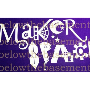 Maker Space SVG Digital File - Etsy