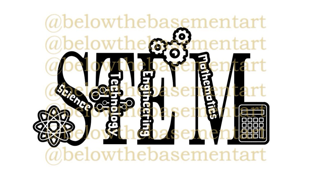 Printable STEM Digital File Pack Svg Jpg Png Great for STEAM Activities ...