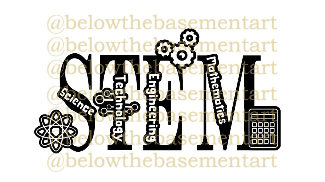 Printable STEM Digital File Pack Svg Jpg Png Great for STEAM Activities ...