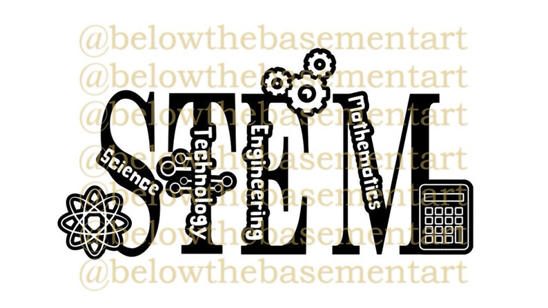 Printable STEM Digital File Pack Svg Jpg Png Great for STEAM Activities ...