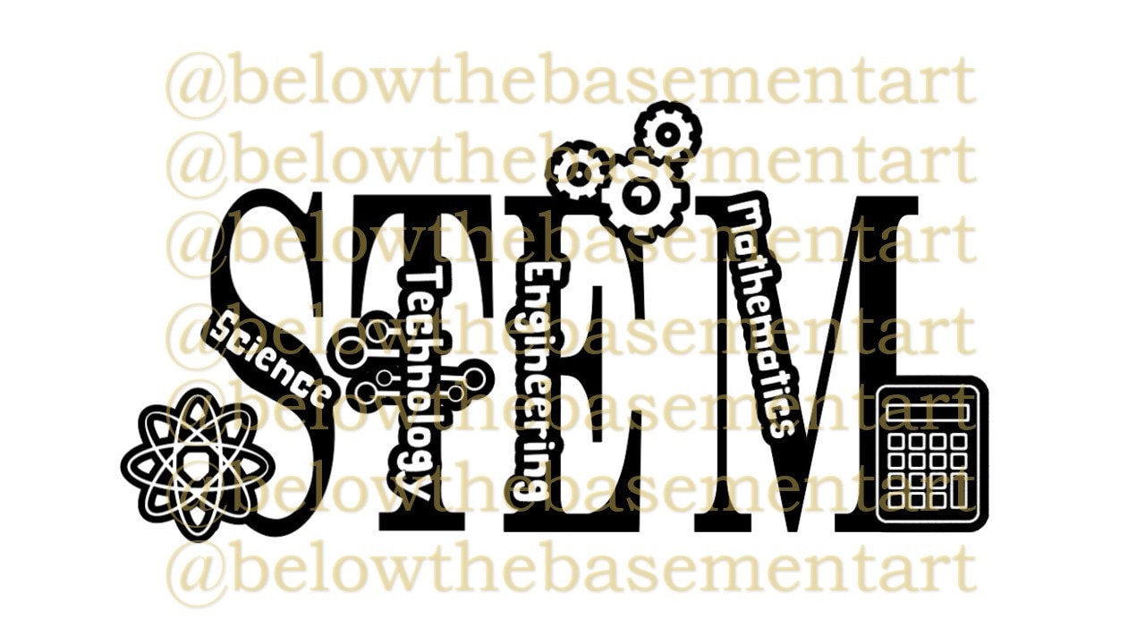 Printable STEM Digital File Pack Svg Jpg Png Great for STEAM Activities ...