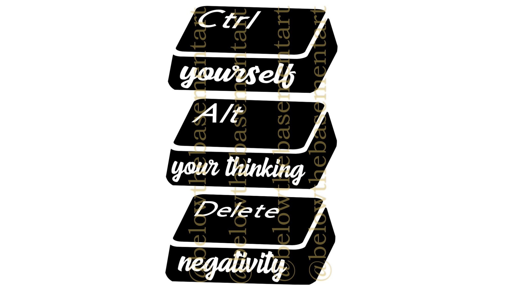 Control Yourself Alter Your Thinking Delete Negativity Inspirational ...