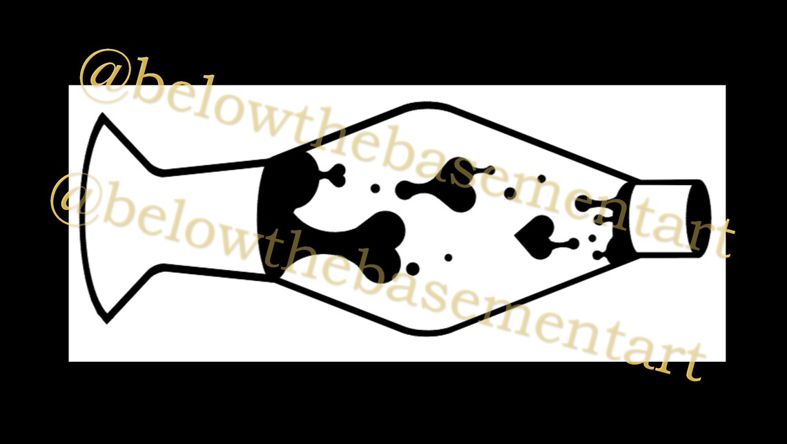Heart Lava Lamp SVG Digital File - Etsy
